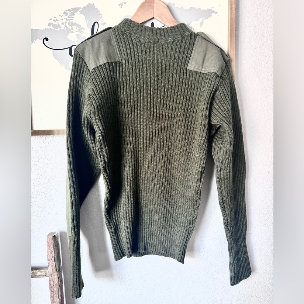 Usmc Military Surplus Wool Commando Sweater Size 40 1… - Gem